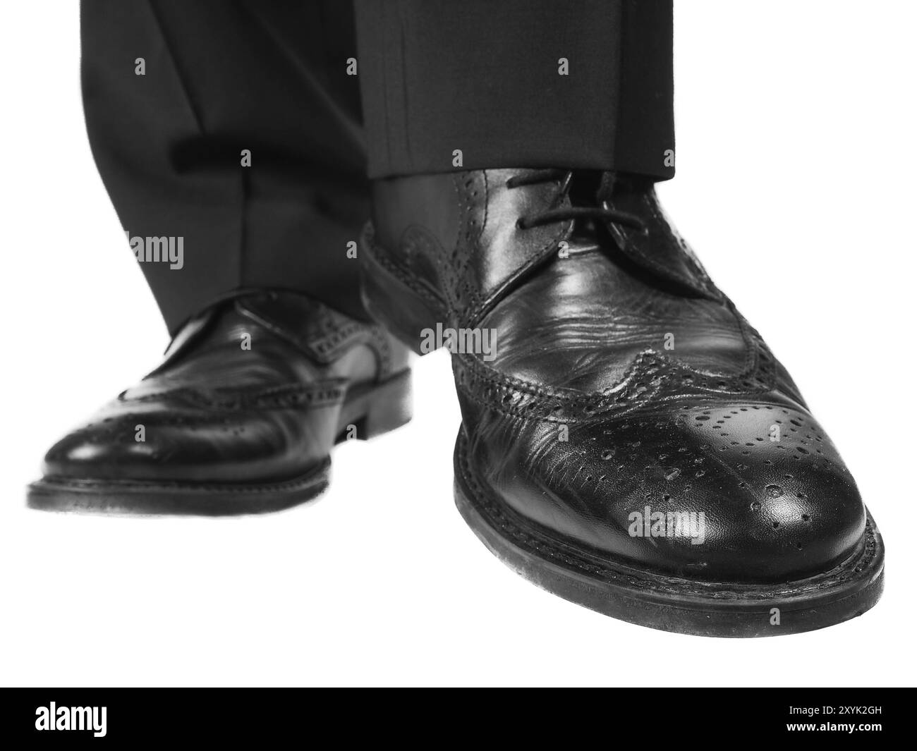 Lifting one foot Black and White Stock Photos & Images - Alamy