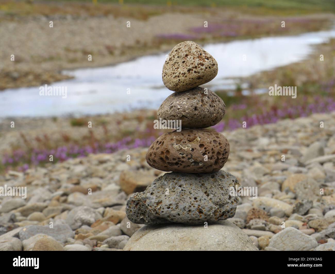 Stones made into pyramid hi-res stock photography and images - Alamy