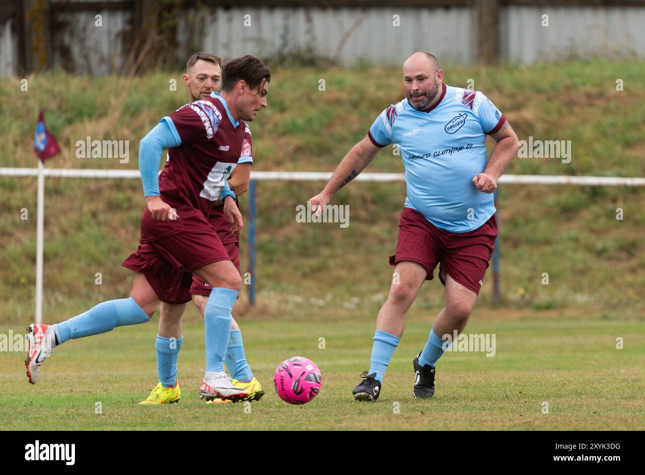 Jay Long playing in a charity game for the family of Gogglebox TV ...