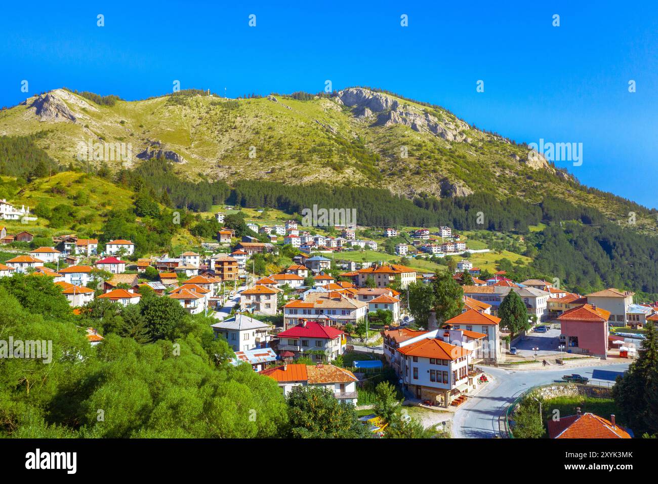 Trigrad village is a traditional village on the mountains of Rhodope ...