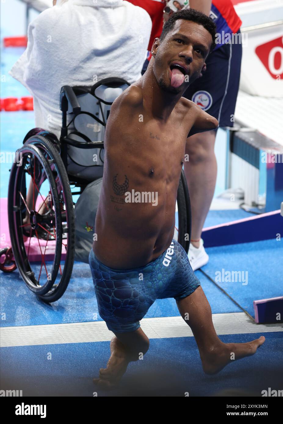 Paris, France. August 29th 2024. Gabriel Geraldo dos Santos Araujo of ...