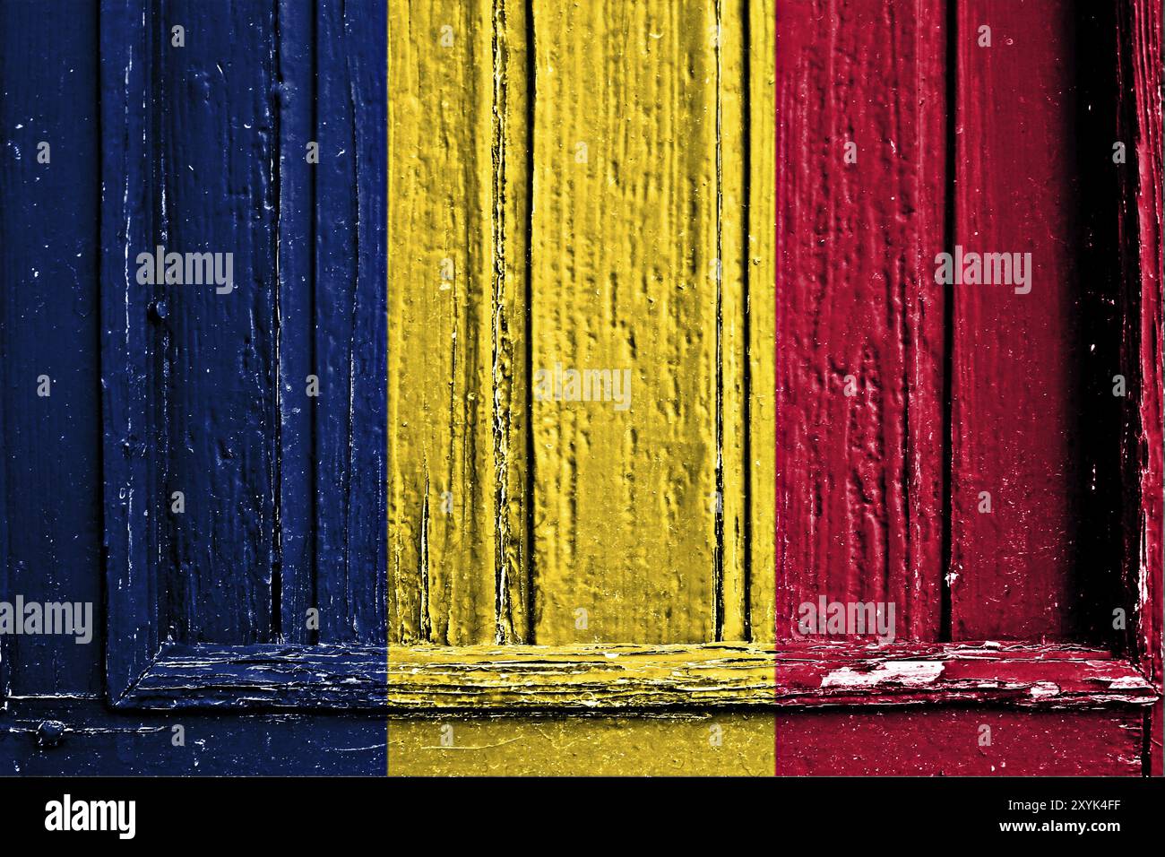 Tchad flag wallpaper hi-res stock photography and images - Alamy