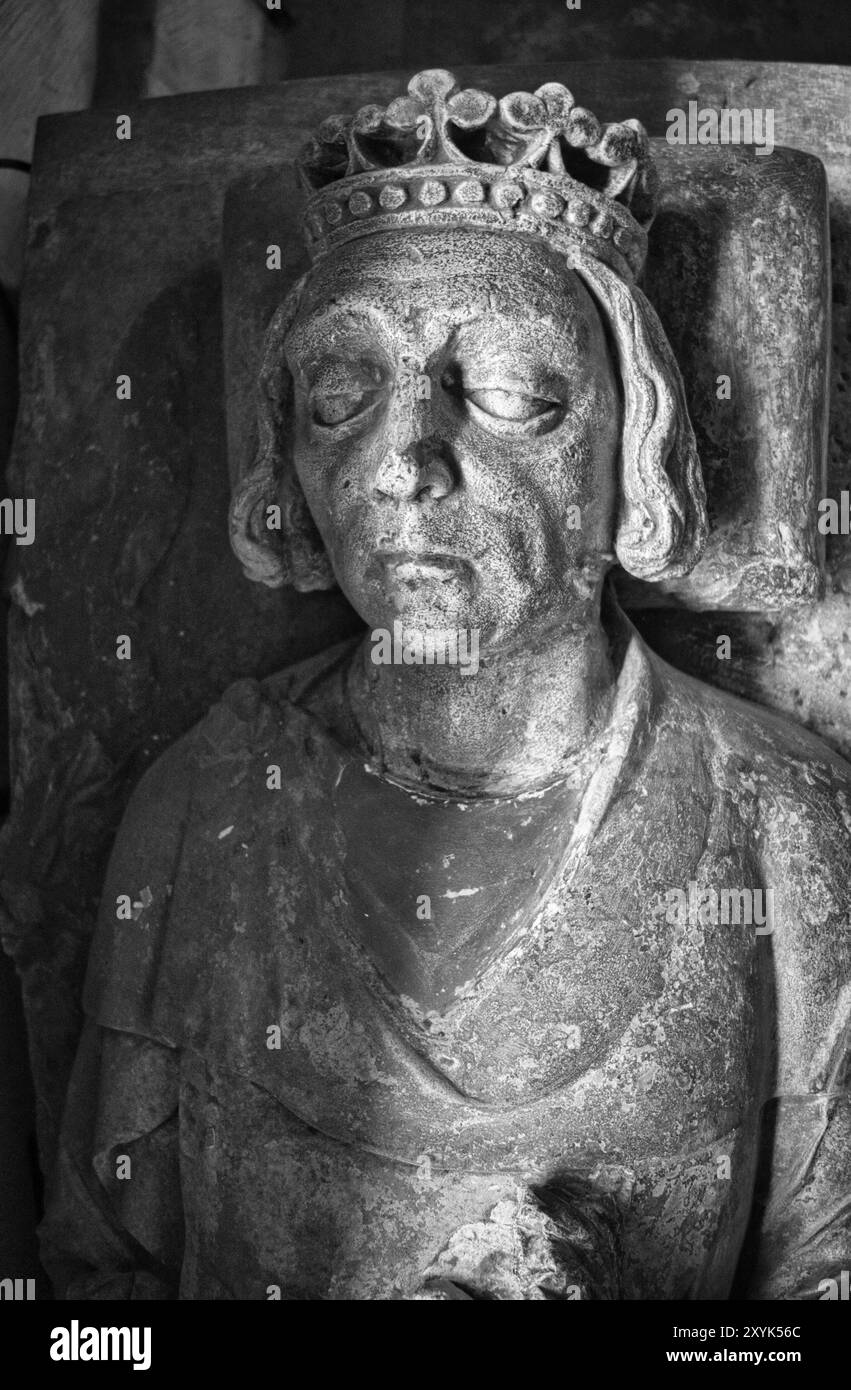 Effigy of William Longsword, Rouen Cathedral, France Stock Photo - Alamy