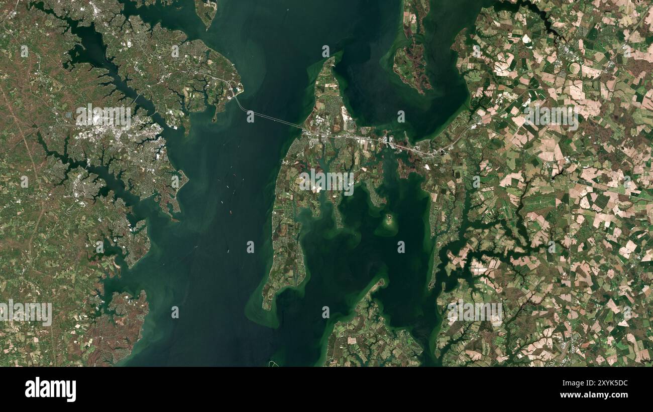 Kent Island in the North Atlantic Ocean on a satellite image taken in ...