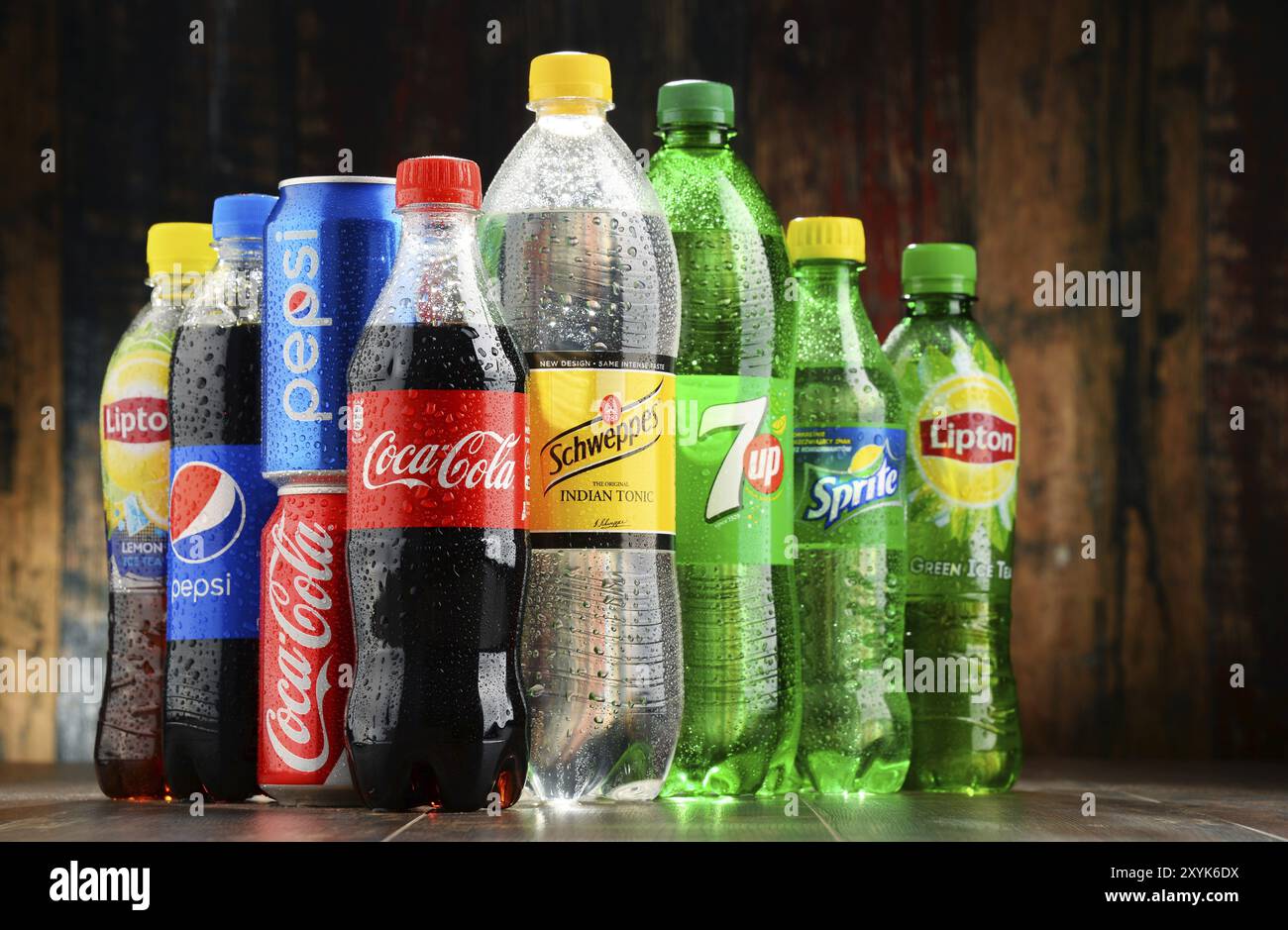 Global soft drink market is dominated by brands of few multinational ...
