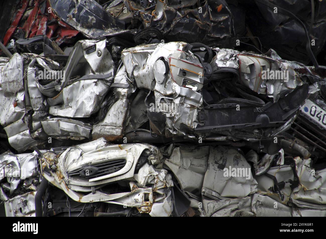 Pressed scrap yard in hi-res stock photography and images - Alamy