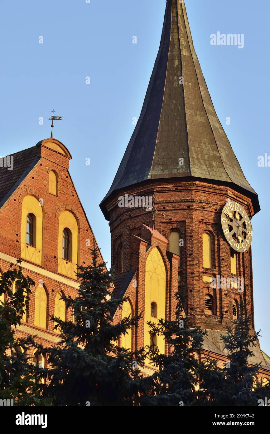 Koenigsberg Cathedral, Gothic temple of the 14th century. Symbol of ...