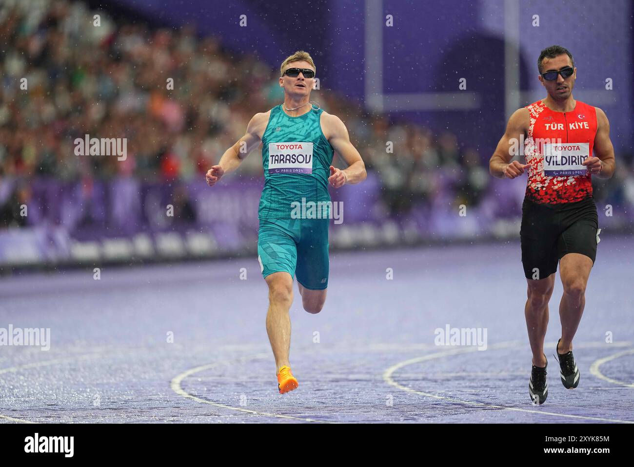 August 30 2024: Roman Tarasov of Neutral Paralympic Athletes in action ...