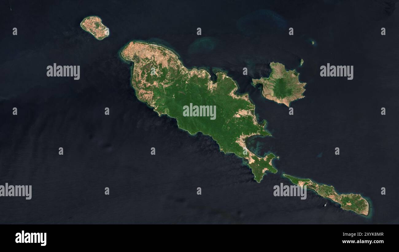 Map satellite geography philippines hi-res stock photography and images ...