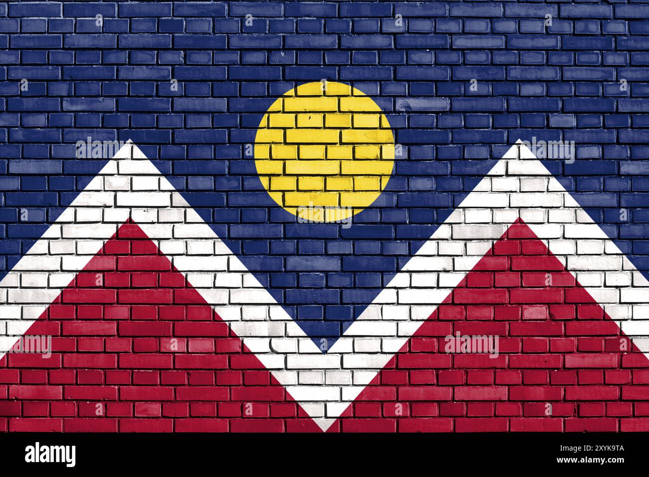 Denver flag hi-res stock photography and images - Alamy