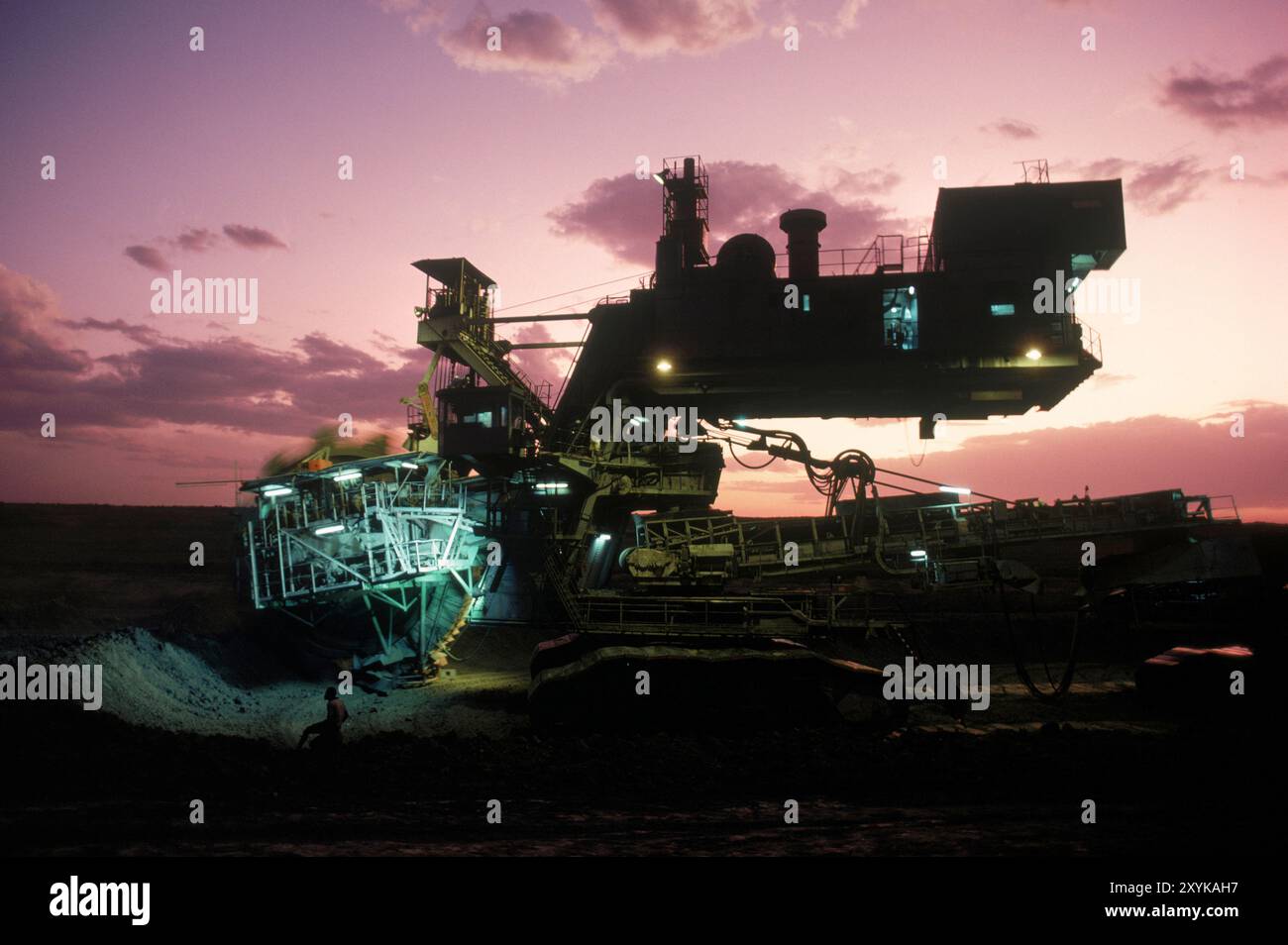Canal digging machine, Sudan Stock Photo - Alamy