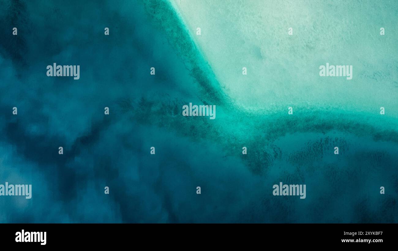 View from drone shallow water hi-res stock photography and images - Alamy