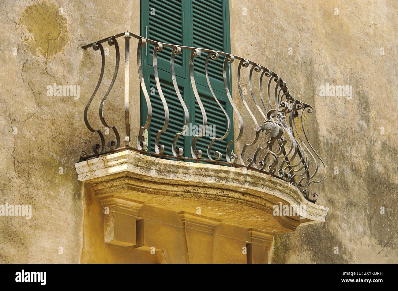 Central wrought iron balcony hi-res stock photography and images - Alamy