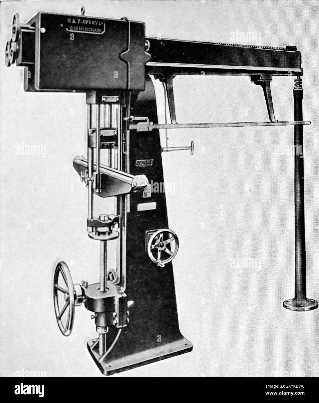 An Avery (Birmingham, England) single-lever tensile testing machine ...
