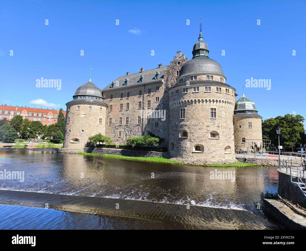 Örebro Castle, located in the heart of Örebro, Sweden, is a striking ...