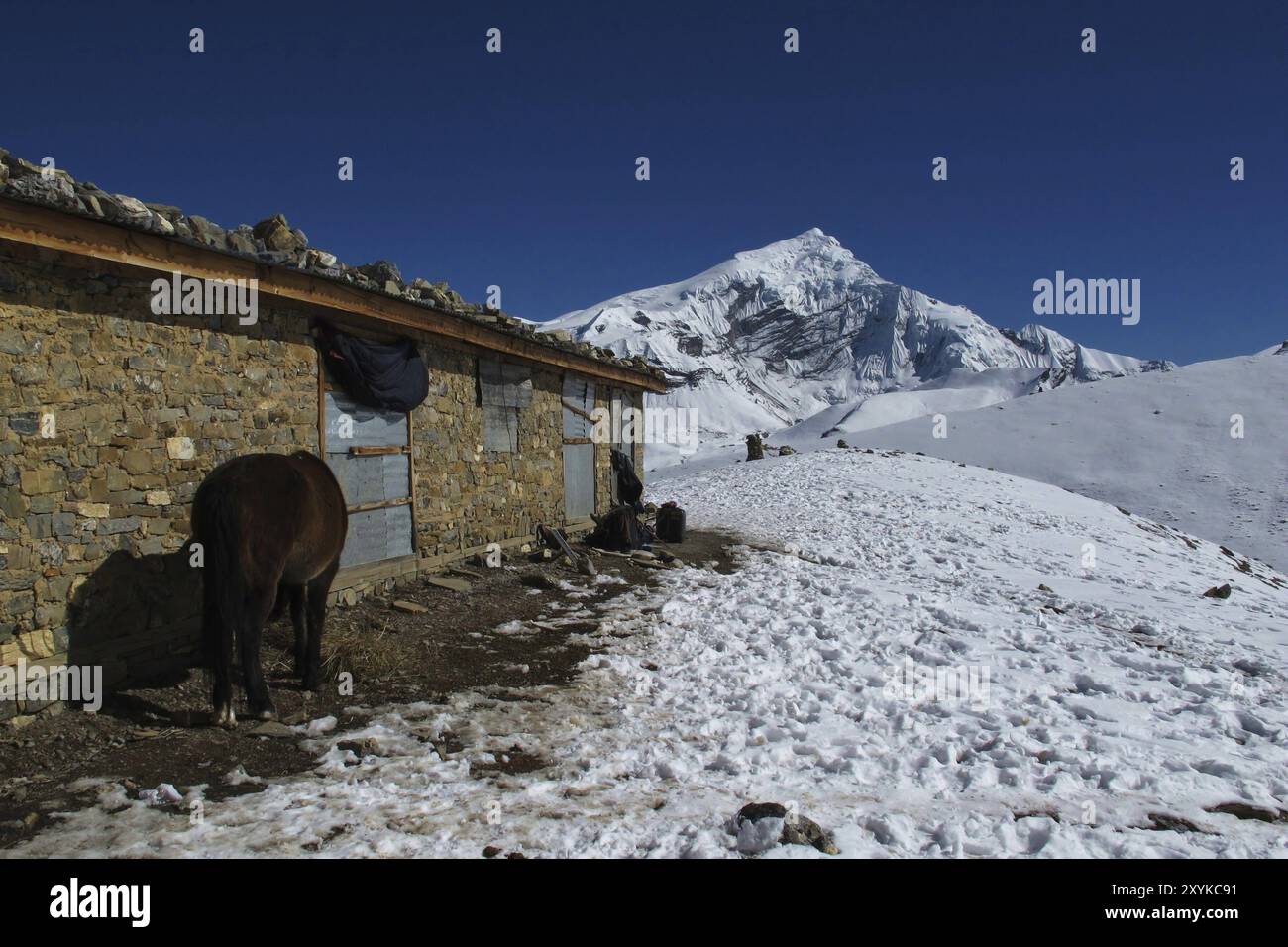 Thorung la pass road hi-res stock photography and images - Alamy