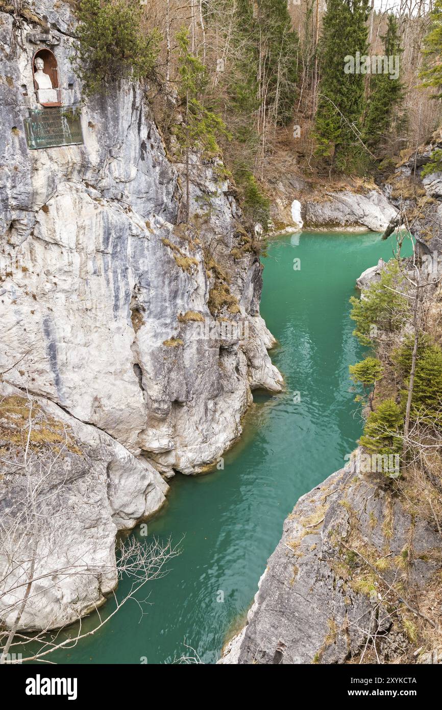 Lech Gorge in Fuessen, Bavaria, Germany, Europe Stock Photo - Alamy
