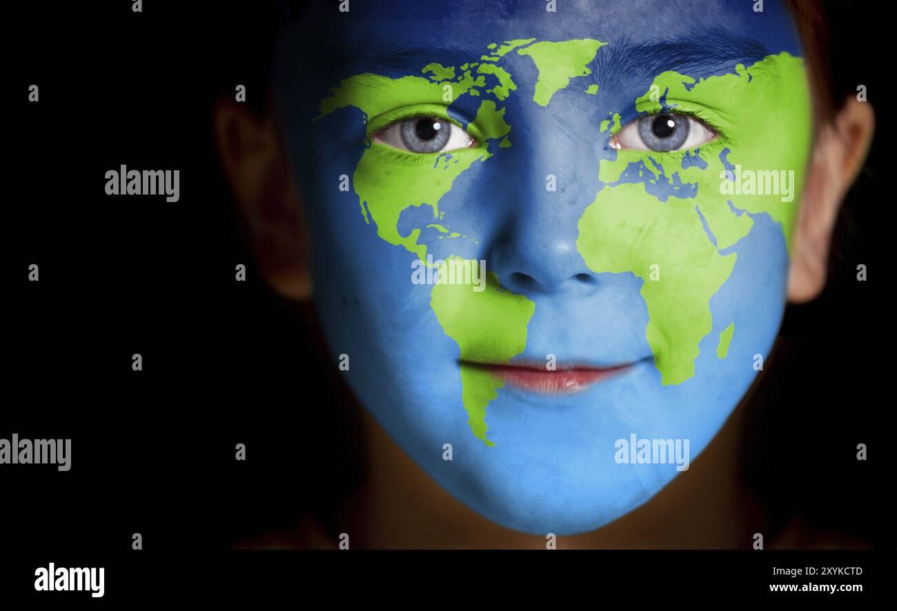 World map for kids hi-res stock photography and images - Alamy