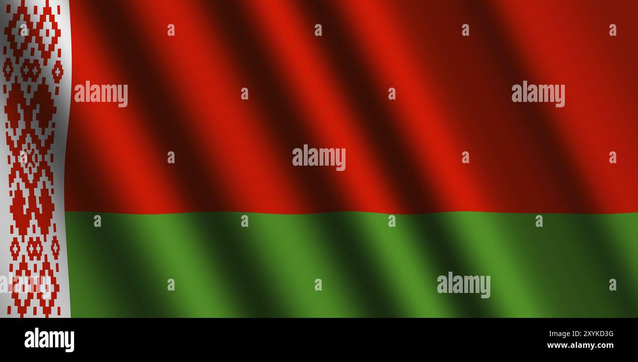 Belarusian waving flag hi-res stock photography and images - Alamy