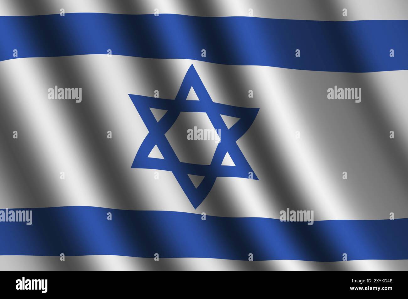 Israeli flag blowing in the wind hi-res stock photography and images ...