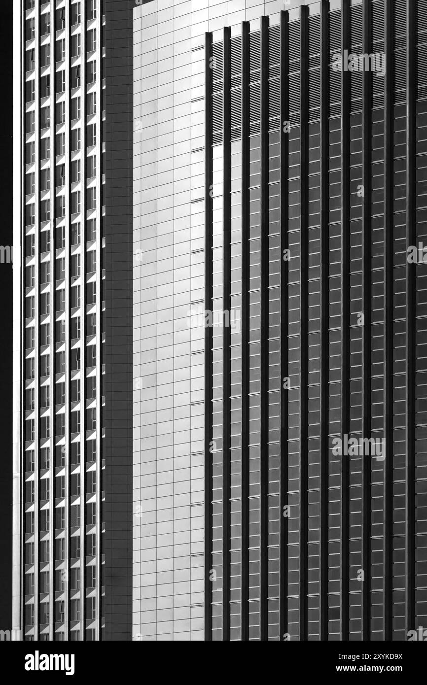Modern office block buildings Black and White Stock Photos & Images - Alamy