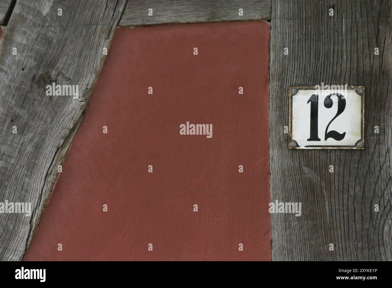 House number 12 Stock Photo - Alamy