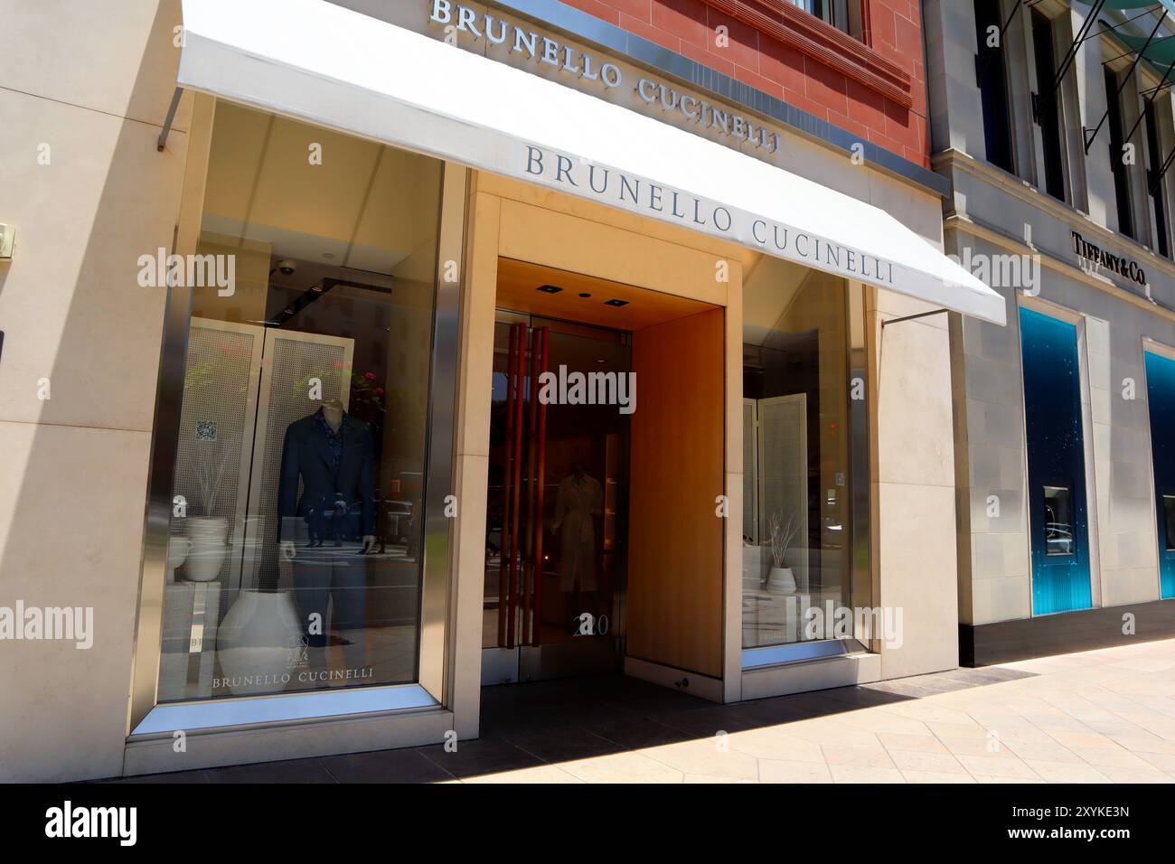 BRUNELLO CUCINELLI fashion store on Rodeo Drive, Beverly Hills ...