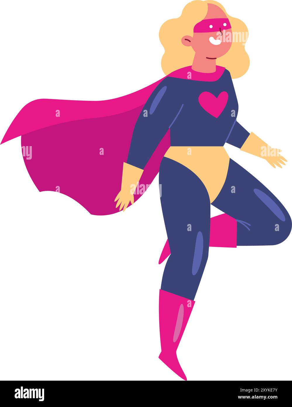 superhero woman wearing costume isolated Stock Vector Image & Art - Alamy