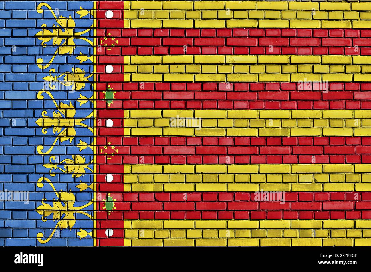 Flags spain valencian community european hi-res stock photography and ...