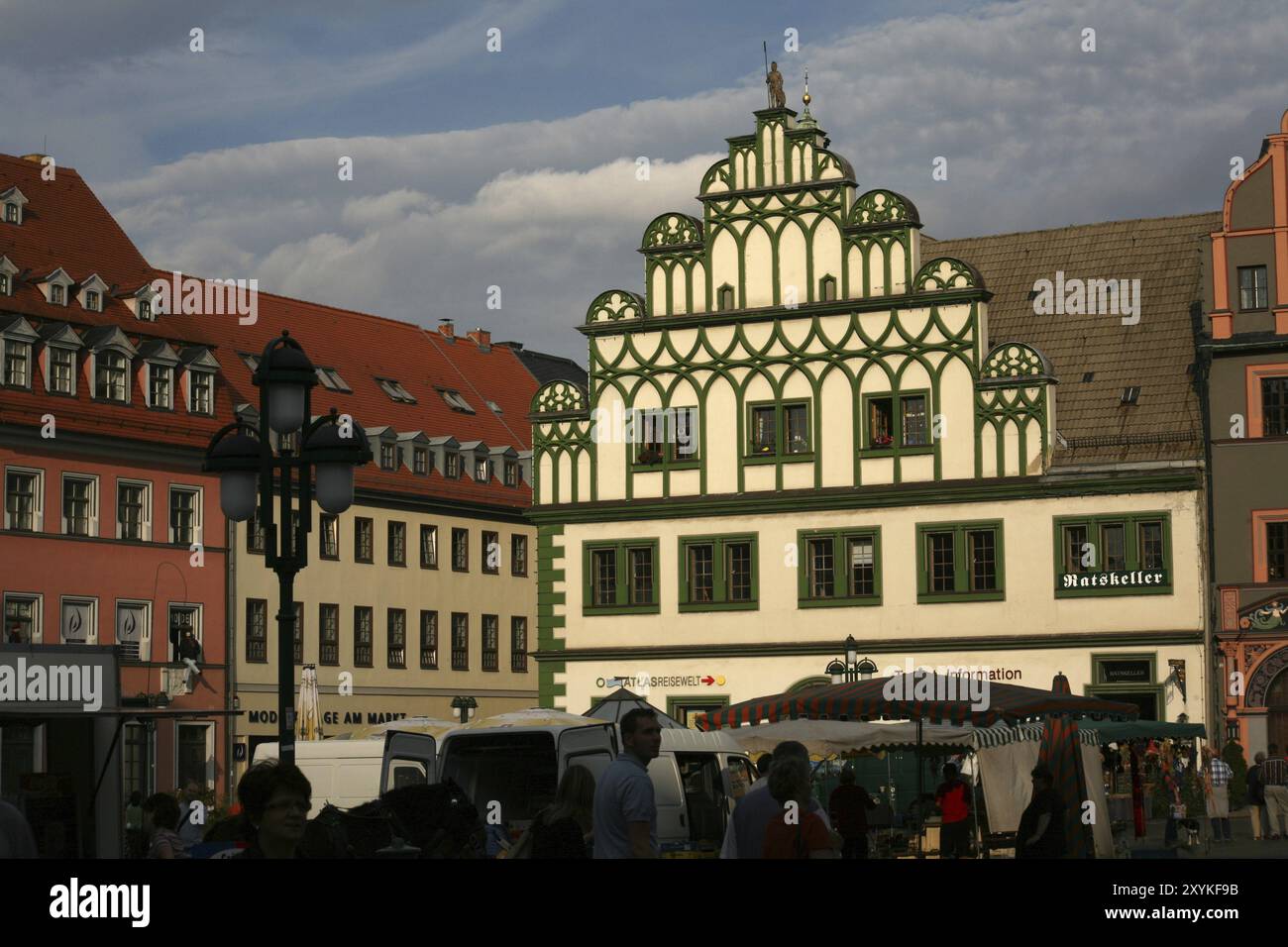 Historic house facades on the marketplace hi-res stock photography and ...