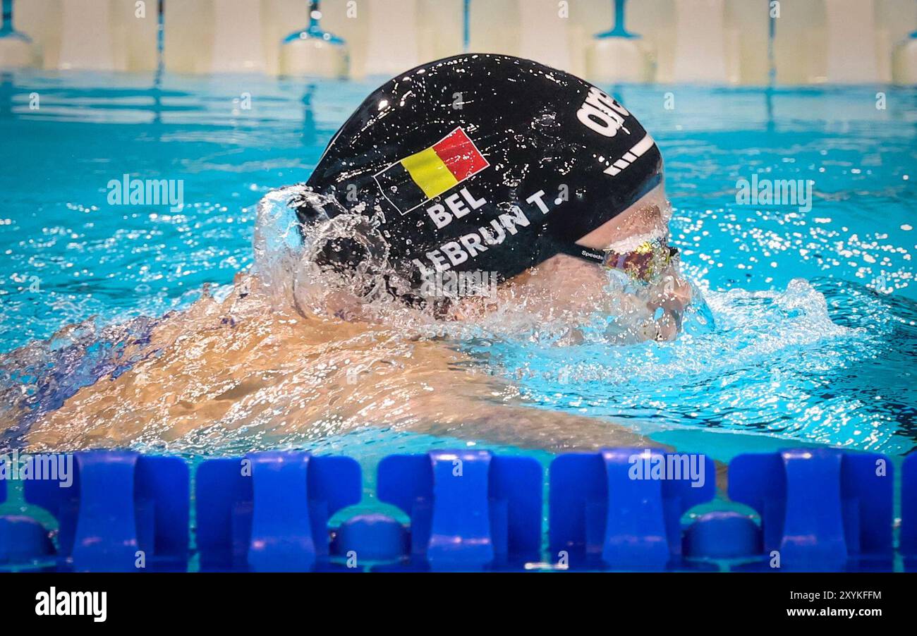 Paris, France. 30th Aug, 2024. Belgian Tatyana Lebrun pictured in ...