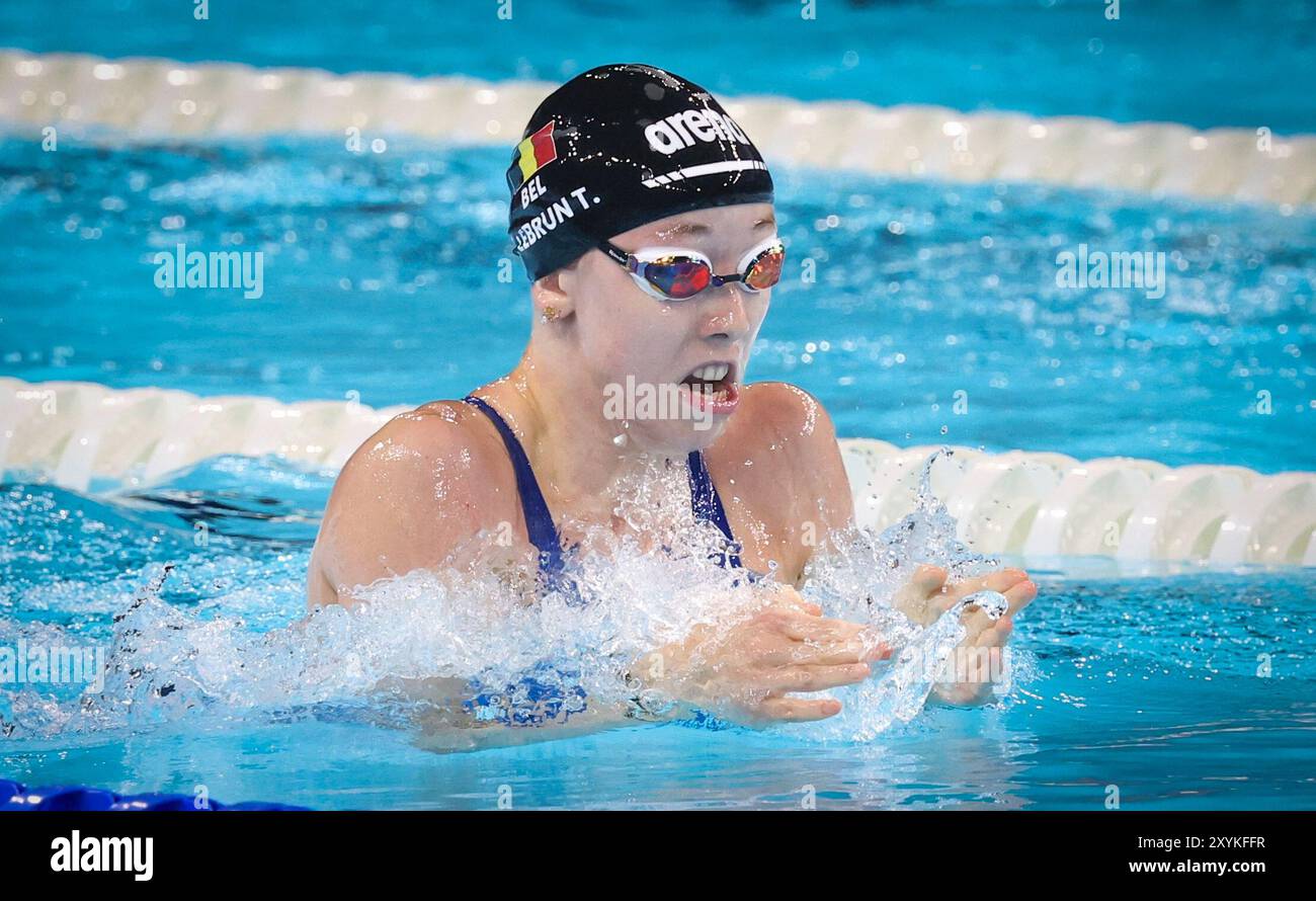 Paris, France. 30th Aug, 2024. Belgian Tatyana Lebrun pictured in ...
