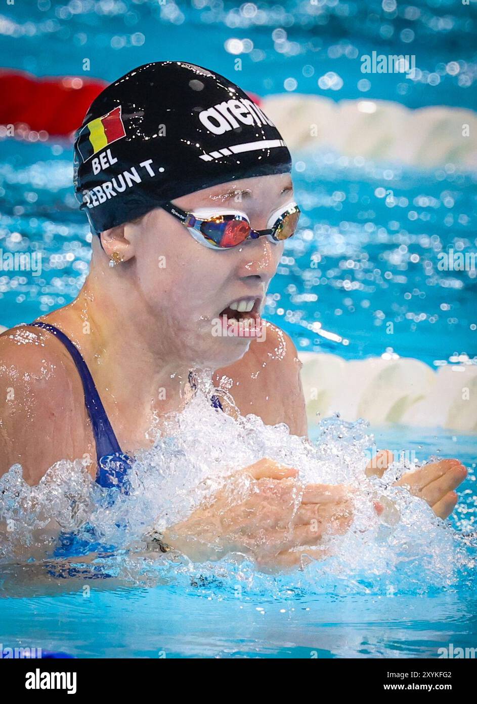 Paris, France. 30th Aug, 2024. Belgian Tatyana Lebrun pictured in ...