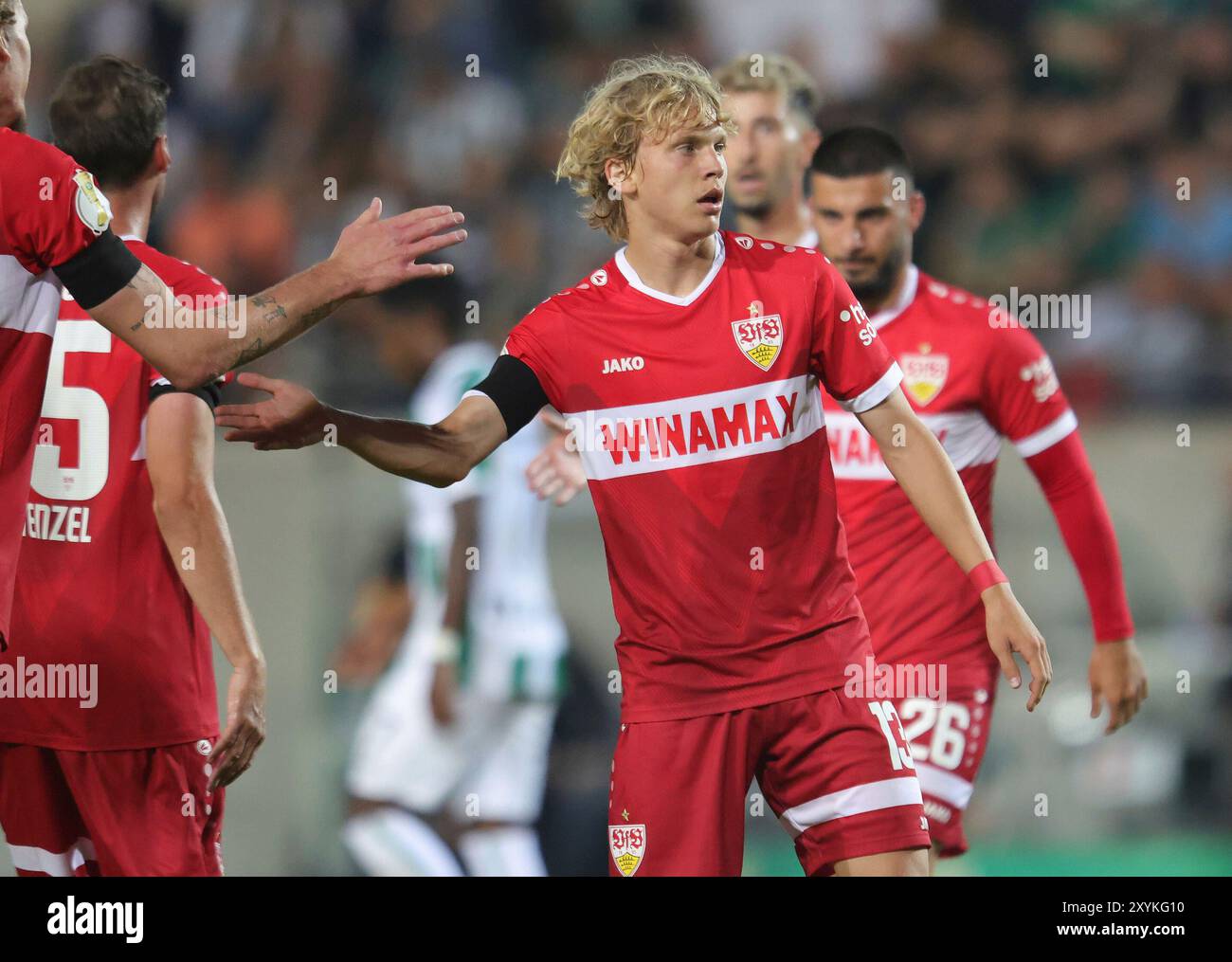 Muenster, Deutschland. 27th Aug, 2024. firo: 08/27/2024, football ...