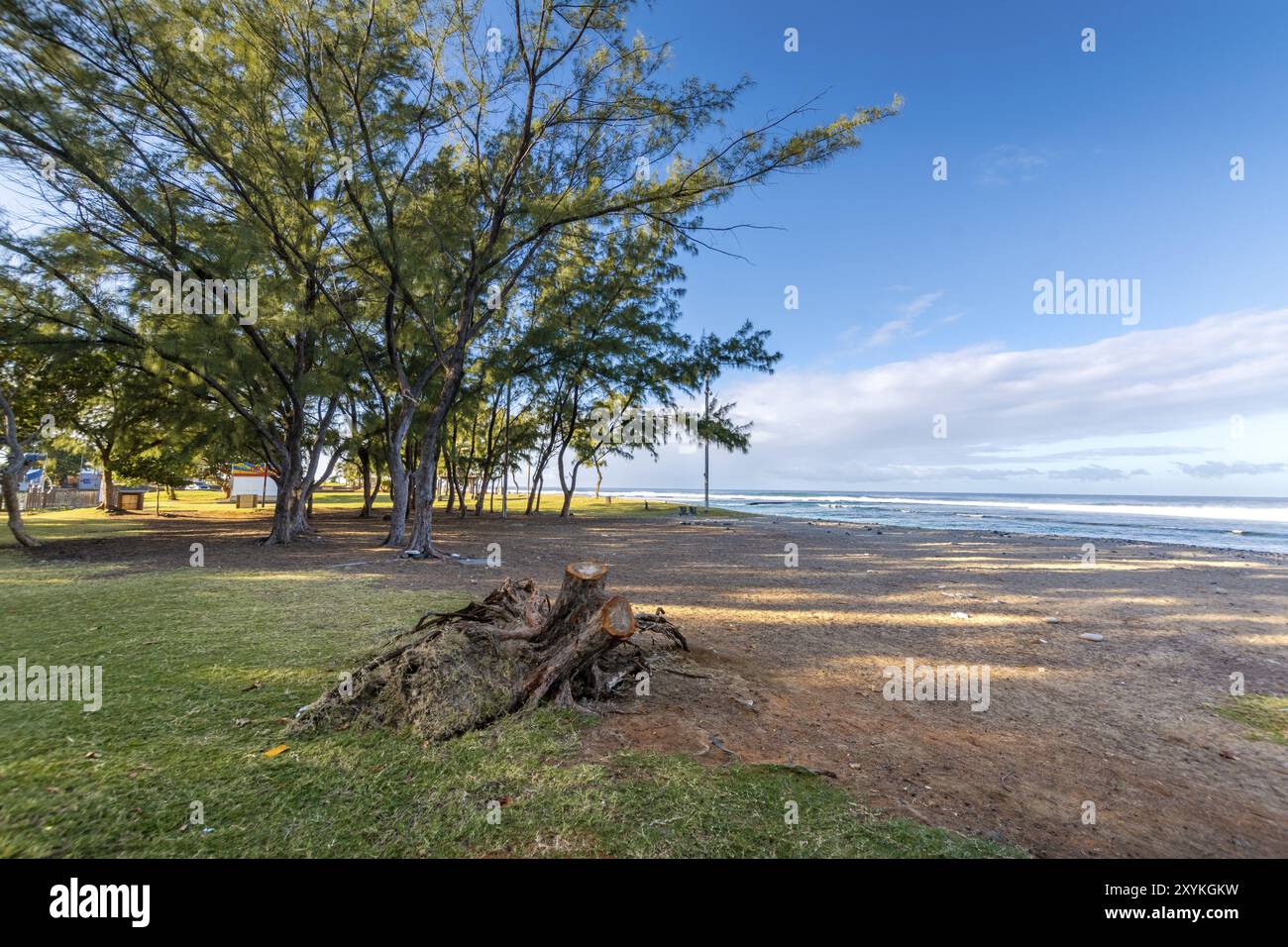 Beach of Saint Pierre at Reunion Island Stock Photo - Alamy