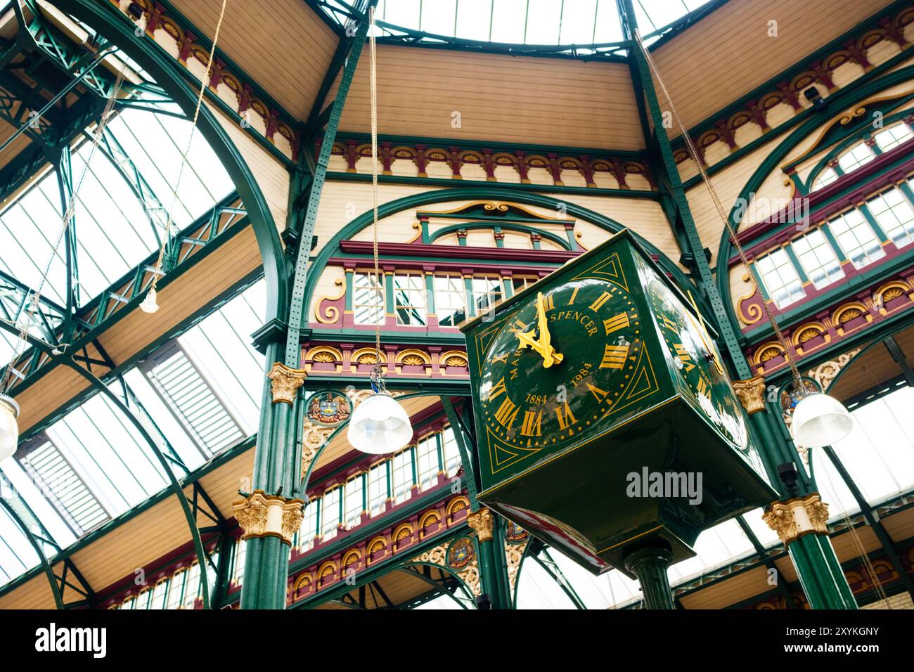 Leeds England: 3rd June 2024: Leeds Kirkgate Market famous Marks and ...