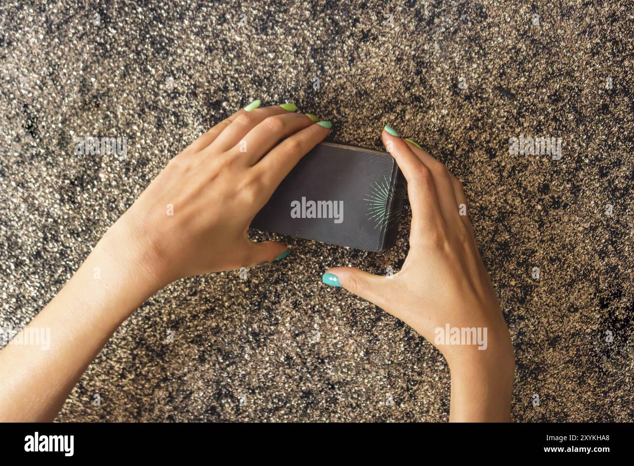 Top down view customers hi-res stock photography and images - Alamy