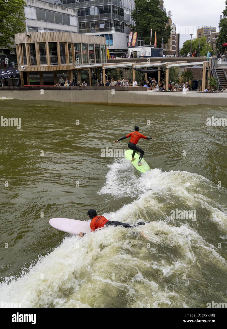 Surfing facility in the city centre of Rotterdam, Rif010, supposedly ...