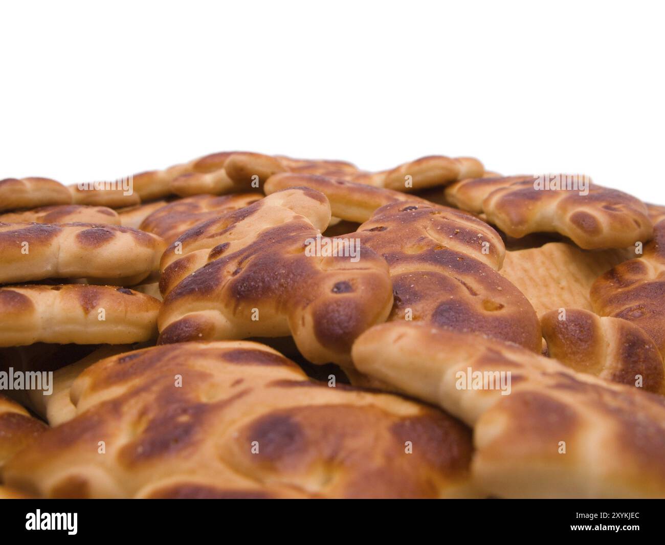 Sweet pastry cookie desert food isolated on white Stock Photo - Alamy