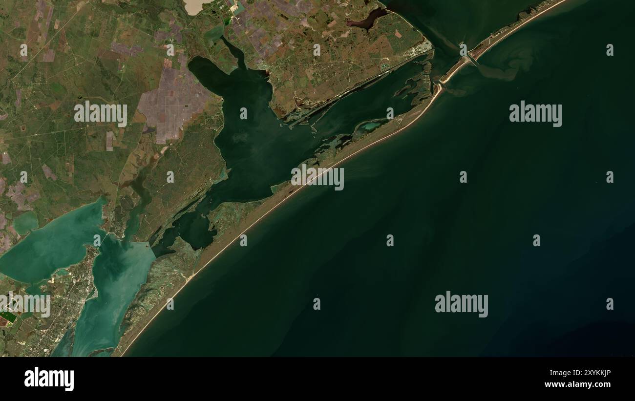 Matagorda Island Map