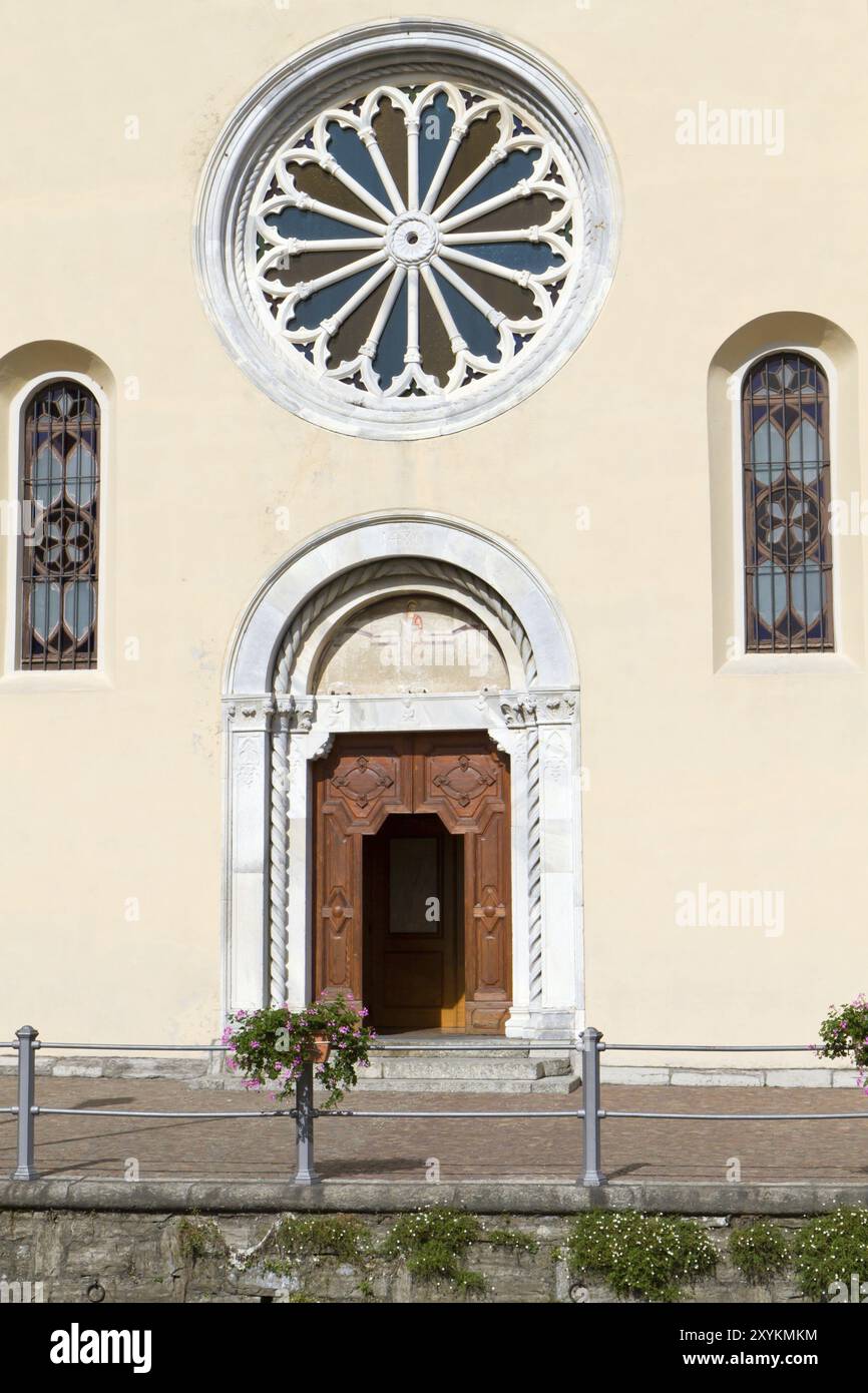 Santa Tecla? church in Torno on Lake Como, Italy, Europe Stock Photo ...