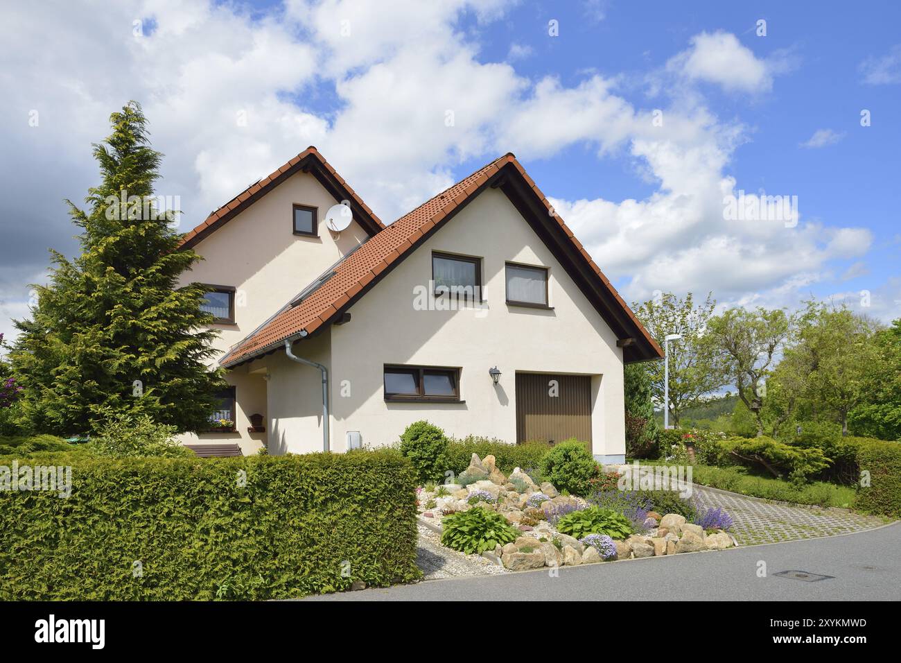 Home in a rural environment Stock Photo - Alamy