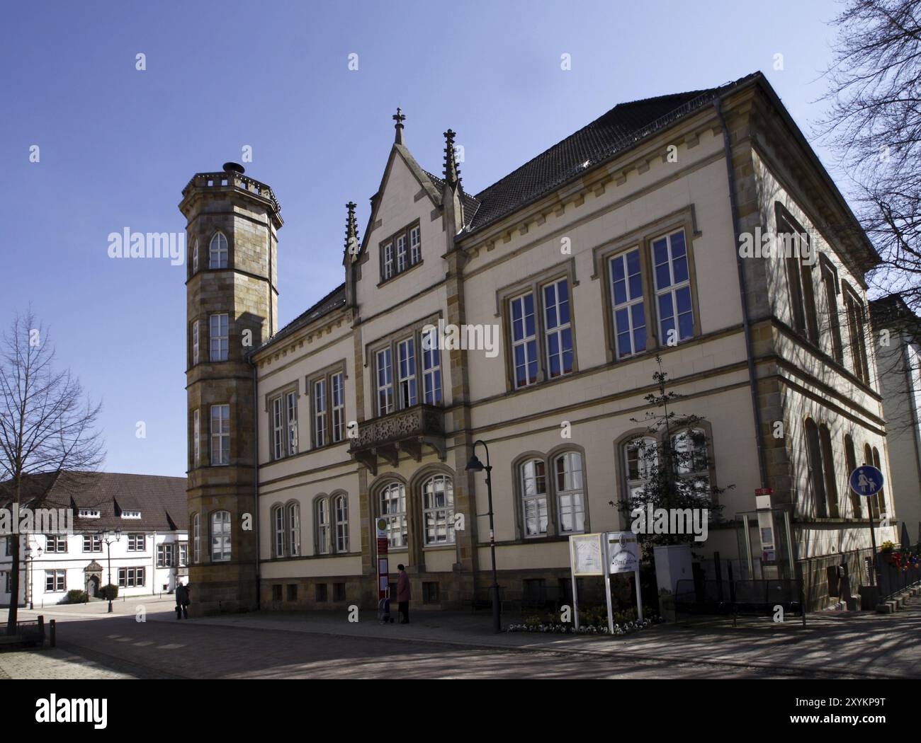 Historical town centre horn hi-res stock photography and images - Alamy