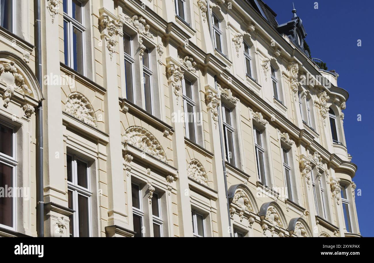 Beautiful stucco facade in germany Stock Photo - Alamy