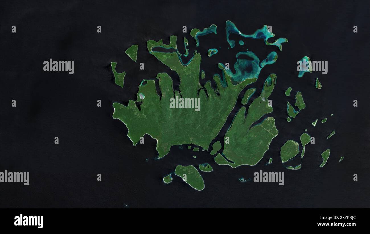 Pasman island map hi-res stock photography and images - Alamy