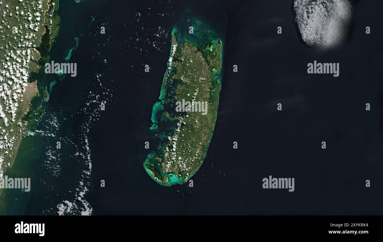 Tanzania map satellite geography hi-res stock photography and images ...