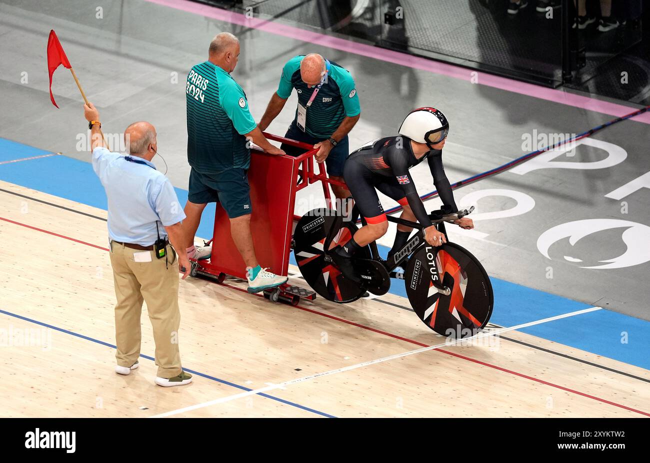Great Britain's Archie Atkinson competes in the Men's C4-5 1000m Time ...