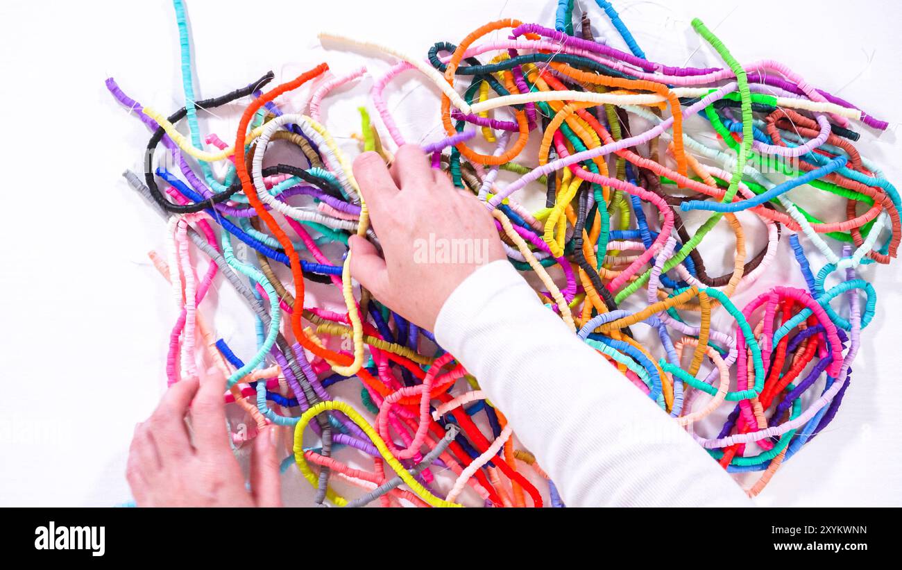 Crafty Clay Bead Assortment Stock Photo - Alamy