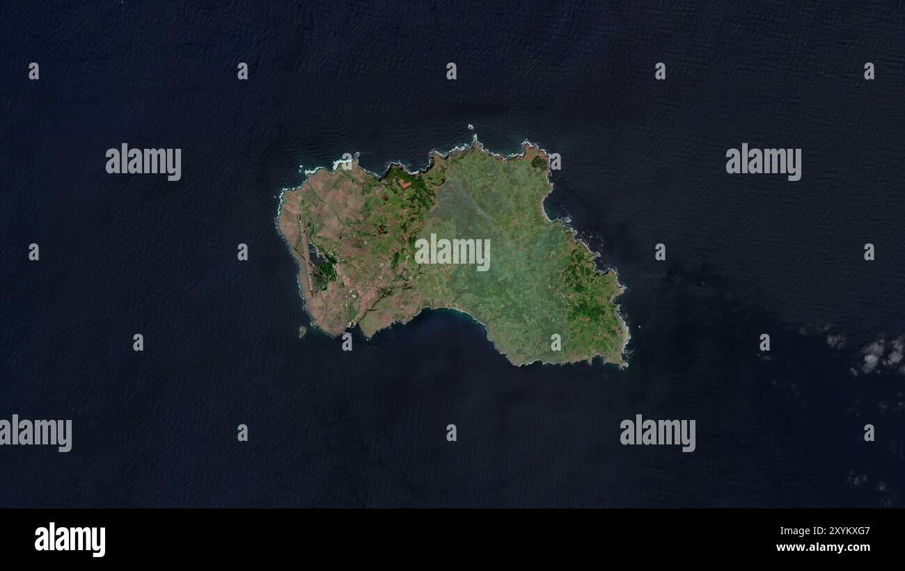 Map of santa maria island azores hi-res stock photography and images ...