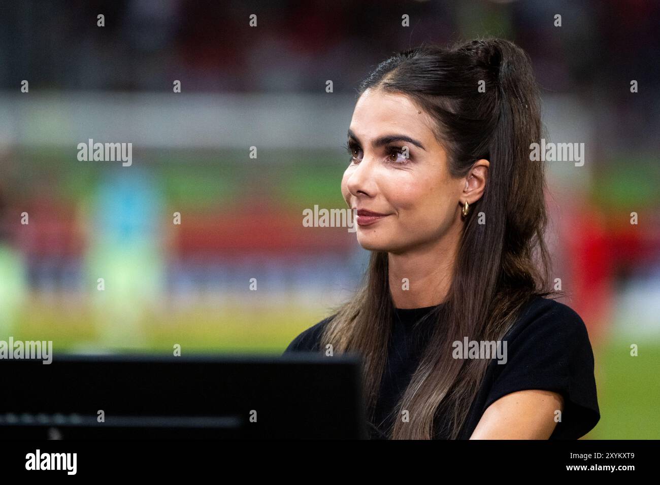 Lea Wagner (SWR Moderatorin), GER, FC Heidenheim vs. BK Haecken ...